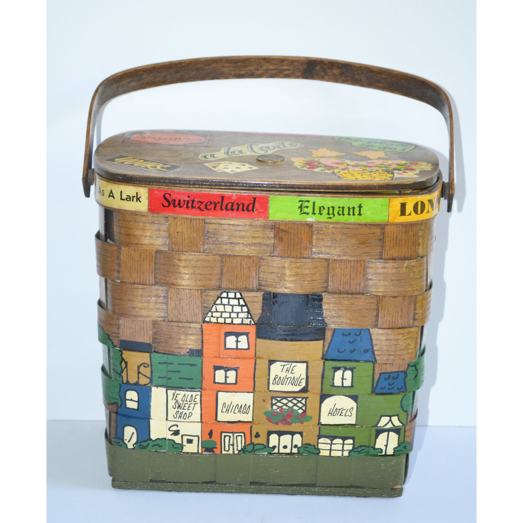 Vintage Woven Basket Purse By Caro Nan Marshall Fields – Quirky Finds