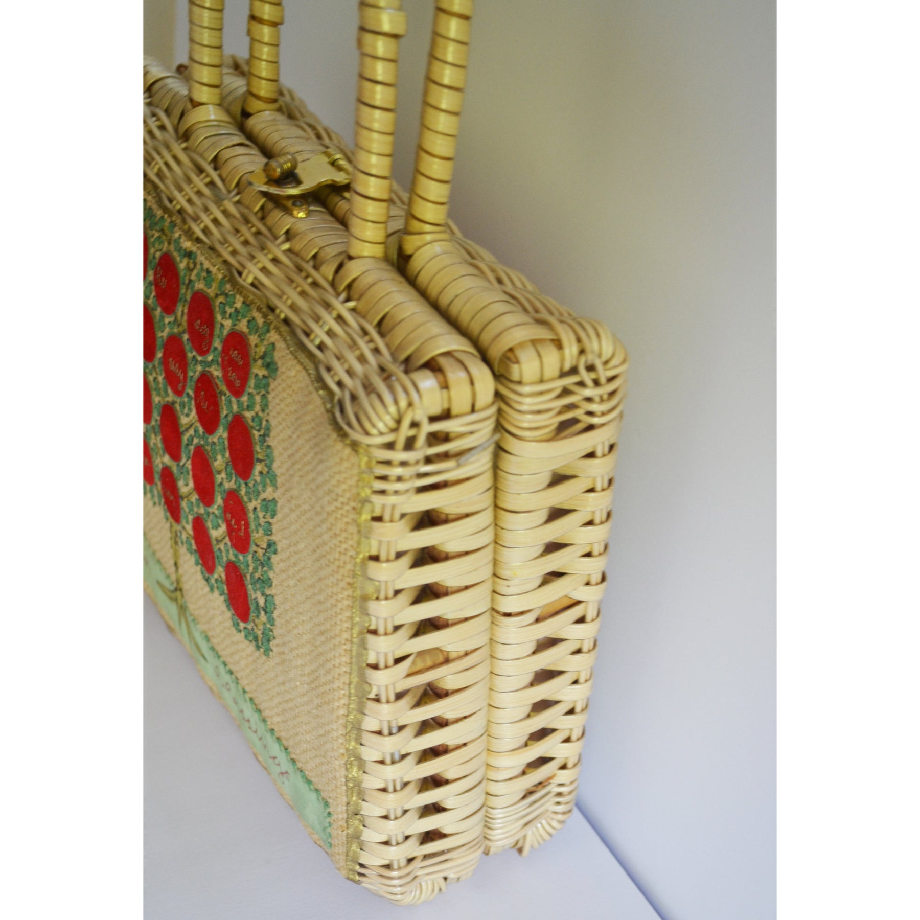 Vintage Family Tree Wicker Purse By Saks Fifth Avenue – Quirky Finds