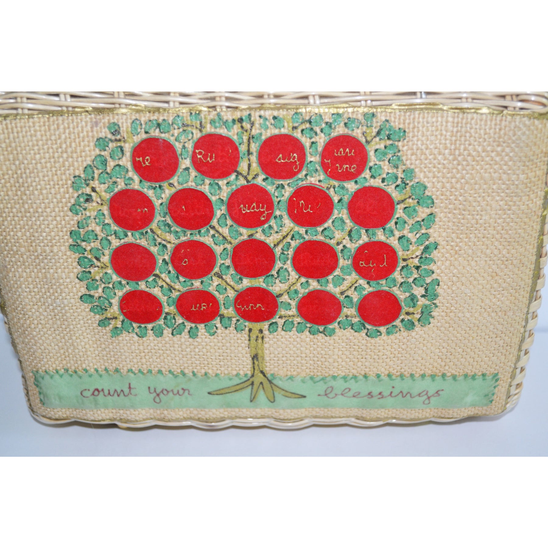 Vintage Family Tree Wicker Purse By Saks Fifth Avenue – Quirky Finds